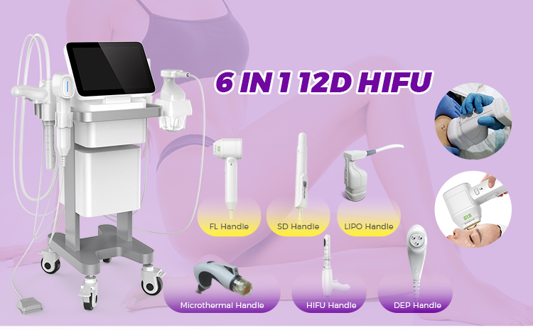Professional 12D HIFU Machine for Face And Body - Focused Ultrasound ...