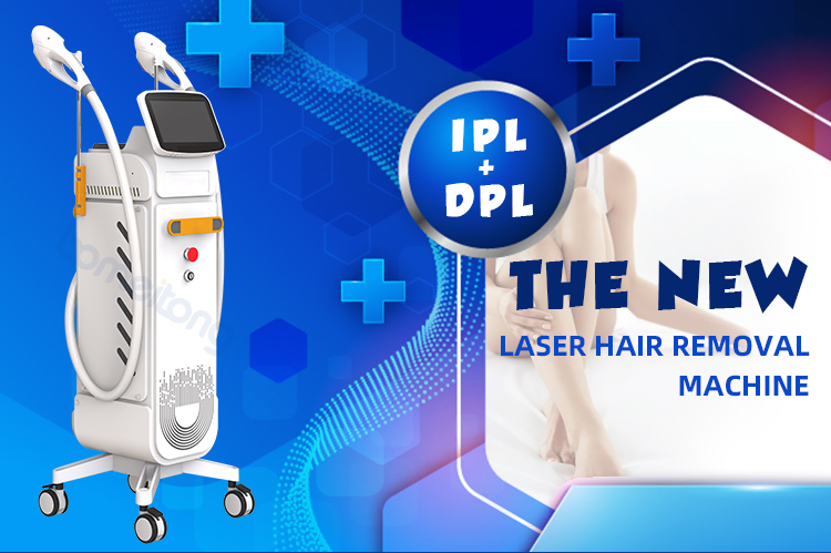 Best professional ipl laser hair removal machine SHR OPT DPL elight laser multifunctional double ...