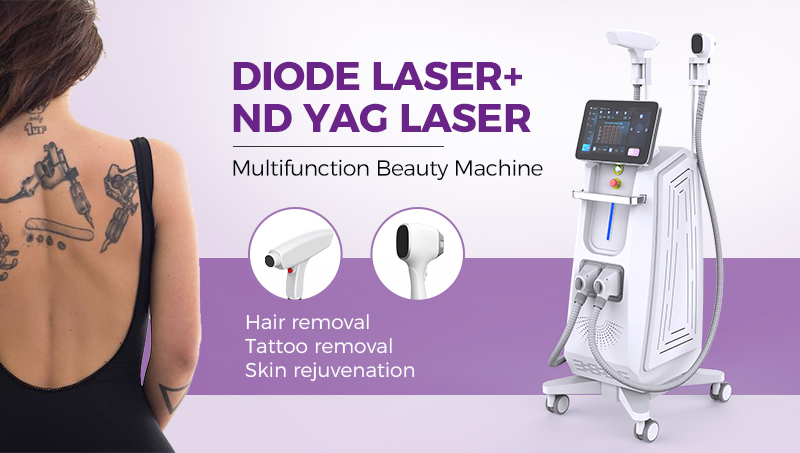 Diode Laser ND YAG Laser Tattoo & Hair Removal in 1 Machine BM14 from ...